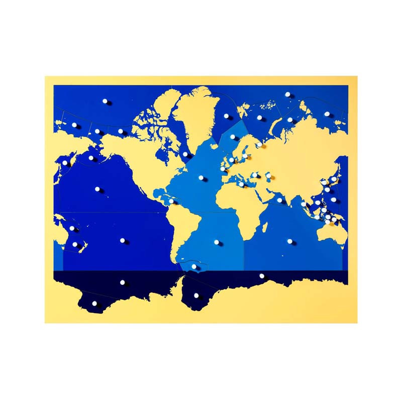 PUZZLE MAP: SEAS AND OCEANS | GAM