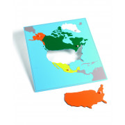 NORTH AMERICA PUZZLE MAP | GAM