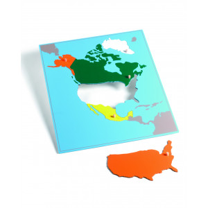 NORTH AMERICA PUZZLE MAP | GAM