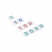 PLASTIC NUMBER CARDS: SMALL, 1-3000 | GAM