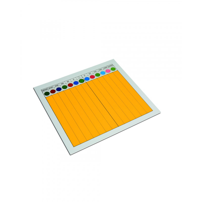 DECIMAL FRACTION BOARD (BOARD ONLY) | GAM