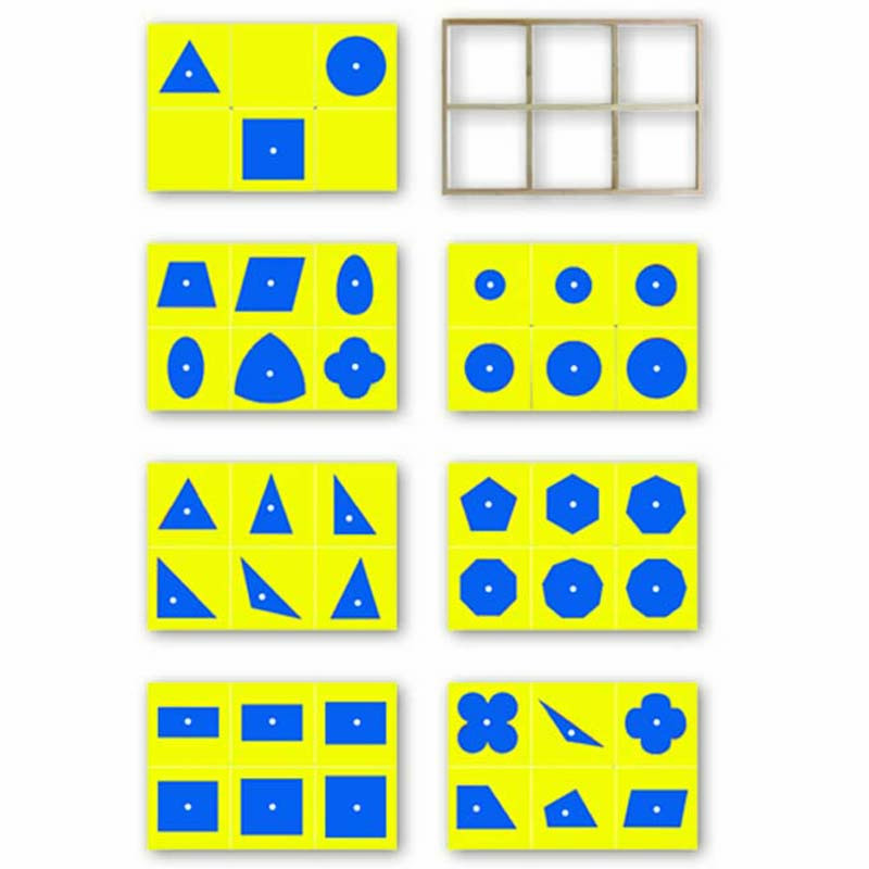 GEOMETRIC INSETS: BLUE & YELLOW | GAM